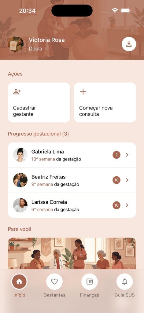 ObsCare | App de Gestão para Doulas e Obstetras
